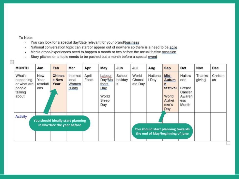 How to Build Your Own PR Calendar in 2025 (Free Template) - Grow Public ...